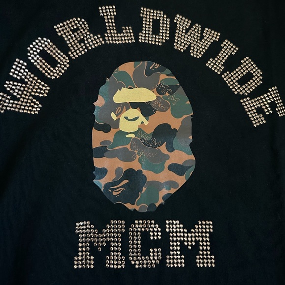 Bape | Shirts | Bape X Mcm Collab Tee | Poshmark